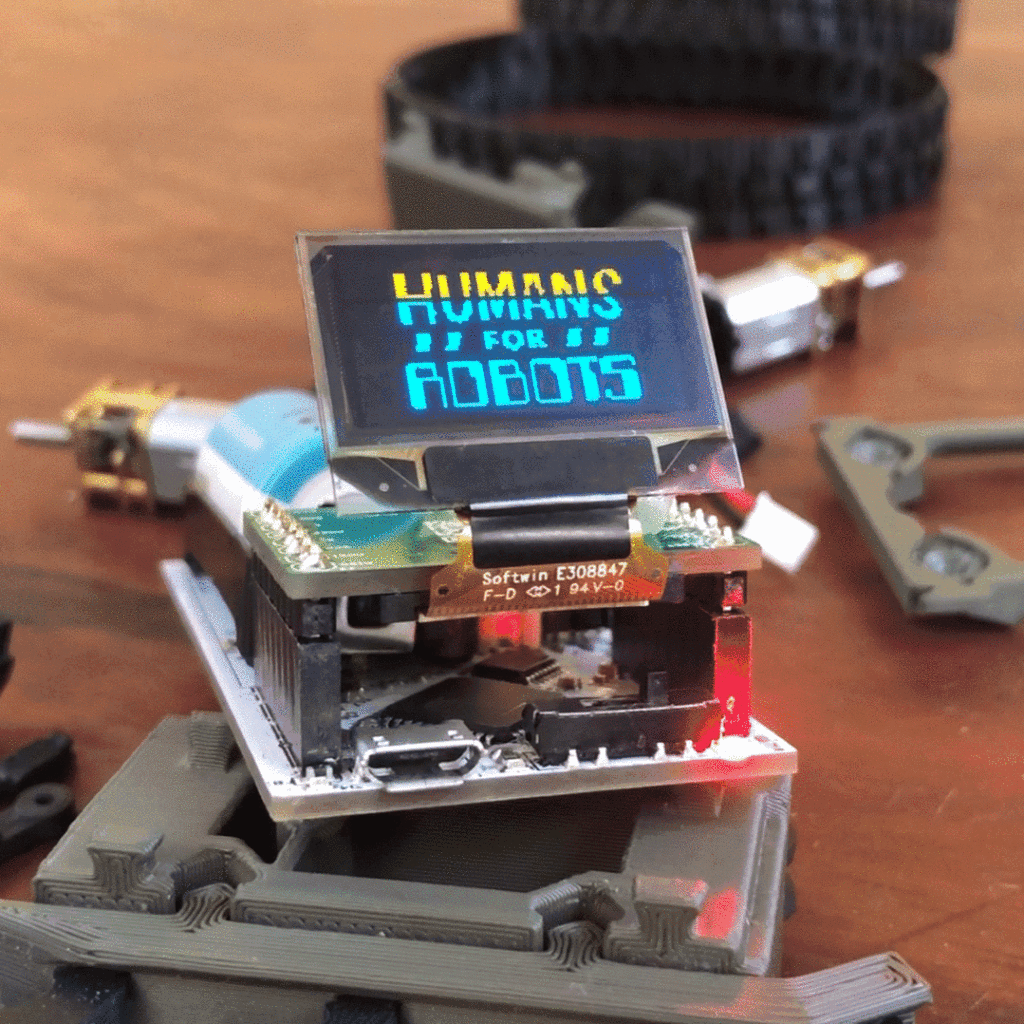 128x64 OLED Display Shield - Humans for Robots